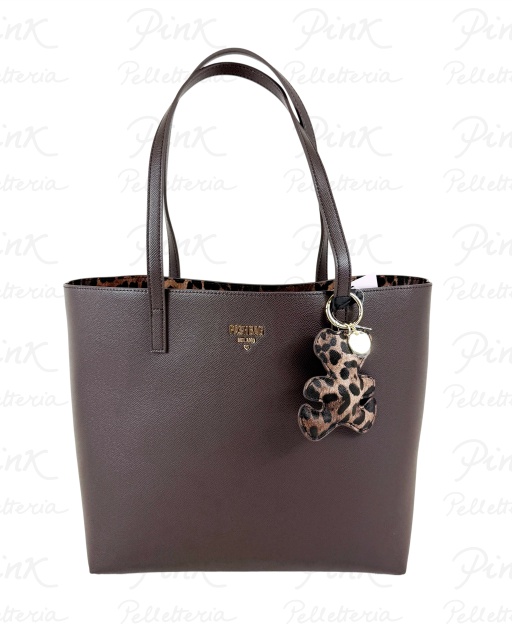 PASH BAG Kensington Kate Tote 18360-KEN-W5B Brown – Pink Pelletteria