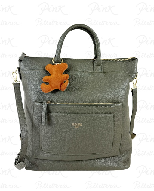 PASH BAG Like It Willow Tote 18304-LIK-W5B Khaki – Pink Pelletteria