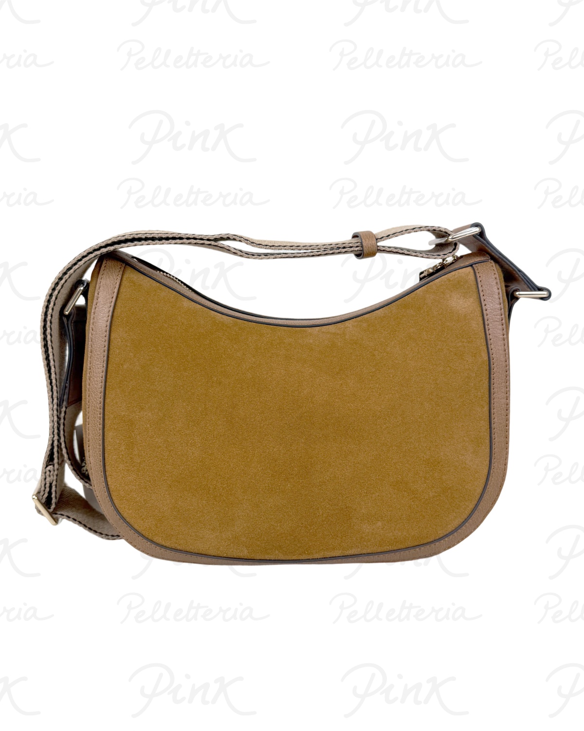 BORBONESE Luna Borsa S. Crosta Scamosciata/Vitello Eff. Nabuck ...